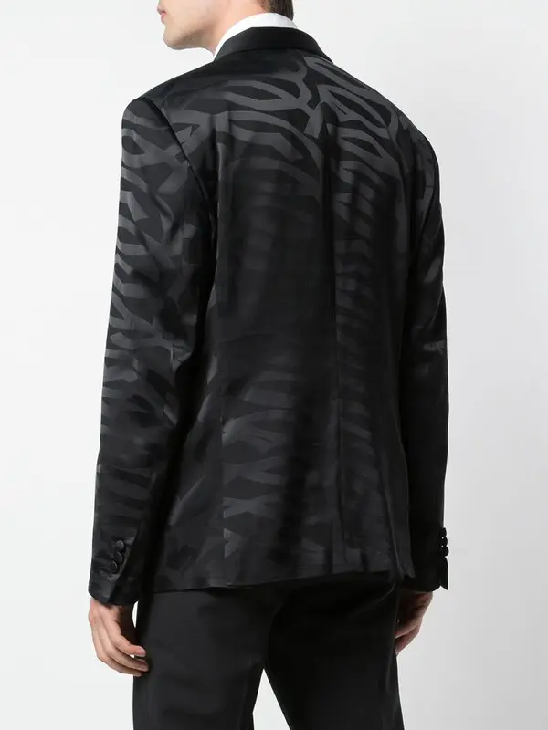 Neil Barrett Patterned Satin Jacket