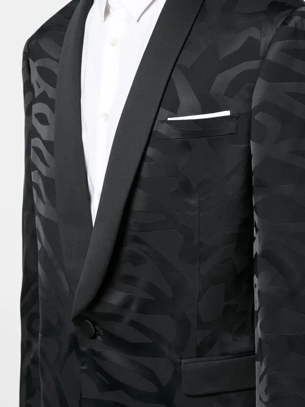 Neil Barrett Patterned Satin Jacket