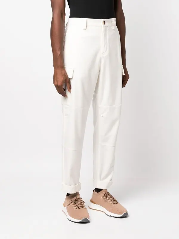 Brunello Cucinelli Tapered-leg Cargo Trousers