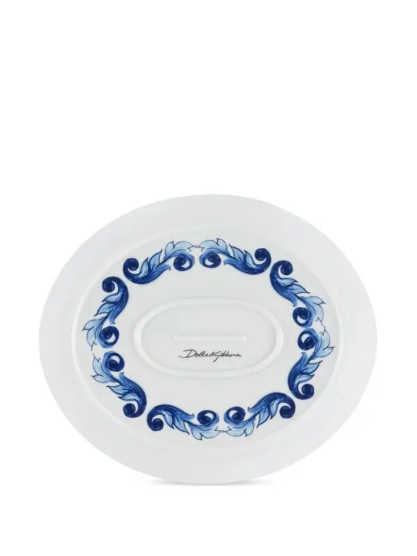 Dolce & Gabbana Porcelain Fiore Platter