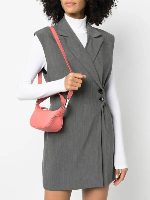 By Far Pebbled-texture Tote - Pink