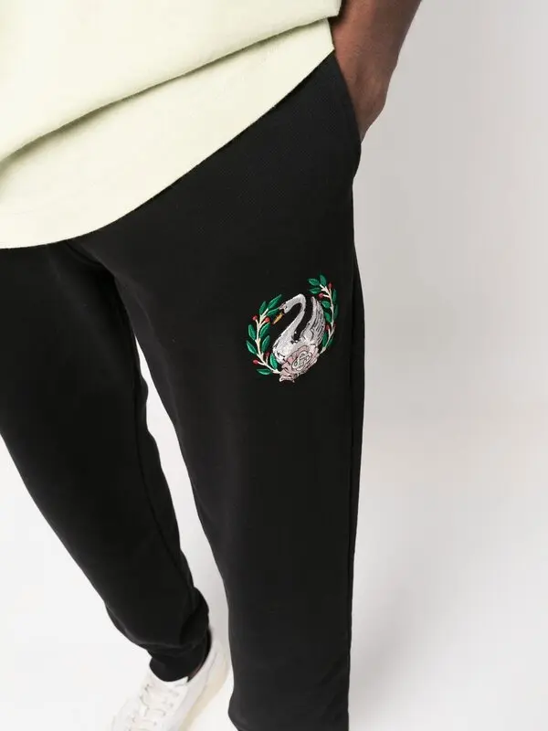 Casablanca Logo-embroidered Organic Cotton Track Pants
