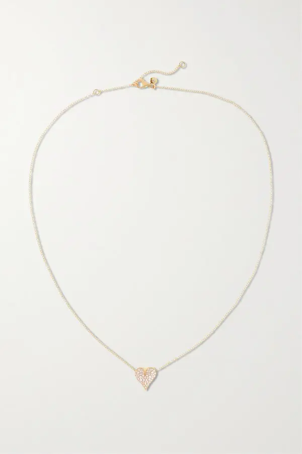OLE LYNGGAARD COPENHAGEN Hearts Clasp 18-karat Diamond Necklace