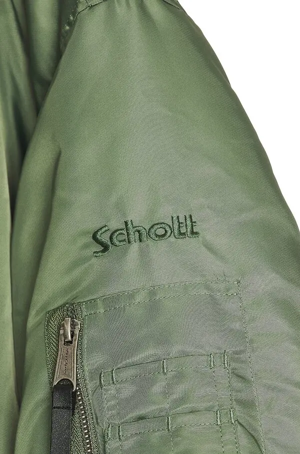 SCHOTT Nylon Flight Jacket - Sage