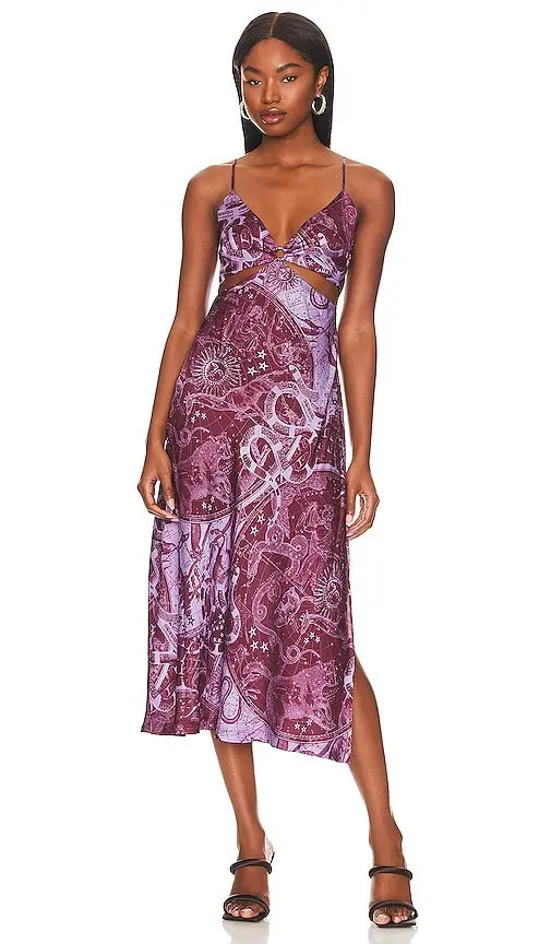 eliza cut out dress LSPACE Eliza Linen Blend Cutout Dress