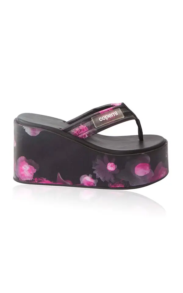 Coperni Holographic Branded Sandals Only