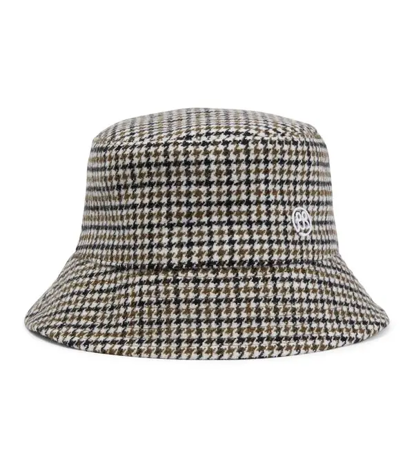 Ruslan Baginskiy Houndstooth Bucket Hat - Neutrals