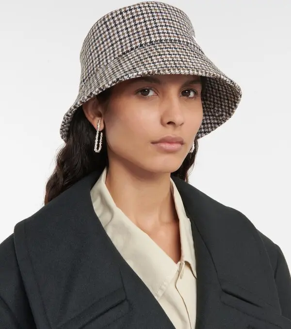 Ruslan Baginskiy Houndstooth Bucket Hat
