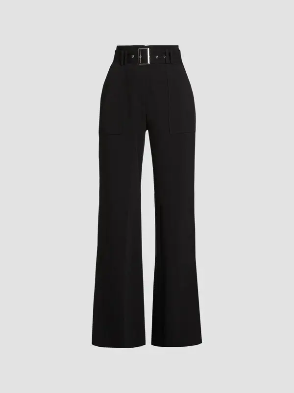 Elie Tahari Belted Wide-leg Trousers