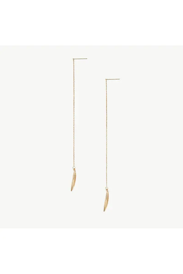 SOKO Amali Chain Threader Earrings - Gold