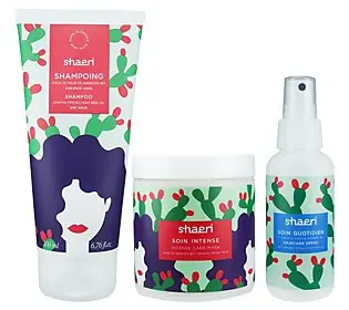 SHAERI Prickly Pear Haircare Set With Shampoo, Spray & Mask - One-color