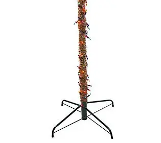 NORTHLIGHT 6' Artificial Tropical Palm Tree Mul Icolor Lights