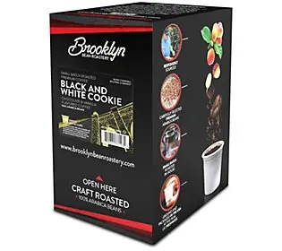BROOKLYN BEAN ROASTERY Brooklyn Beans 40-count Black & White Cookie Co Ffee Pods
