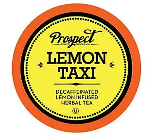 QVC Prospect Tea Co. 40-count Decaffeinated Lemon T Axi Tea Pods - One-color