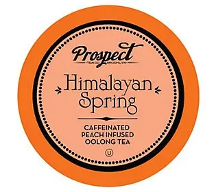QVC Prospect Tea Co. 40-count Spring Peach Infused Oolong Tea Pods - One-color