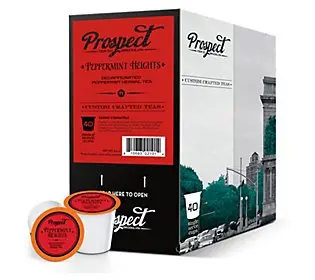 QVC Prospect Tea Co. 40-count Peppermint Heights He Rbal Tea Pods