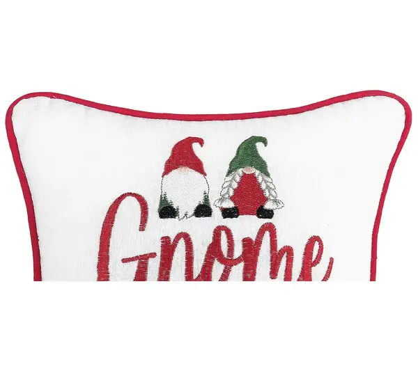 C&F HOME Gnome Sweet Gnome Embroidered Throw Pi Llow