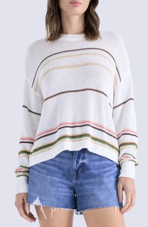 PISTOLA Eva Rib Knit Cotton Sweater