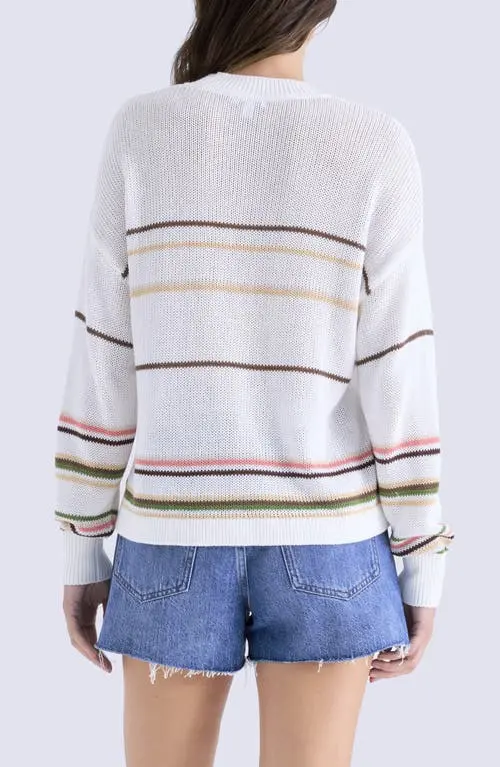 PISTOLA Eva Rib Knit Cotton Sweater