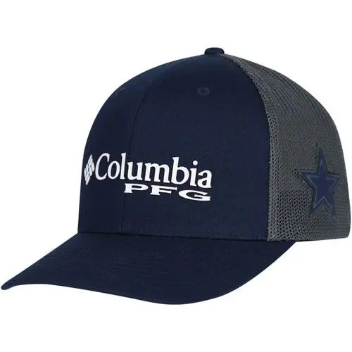 Columbia Dallas Cowboys Pfg Mesh Snapback Hat