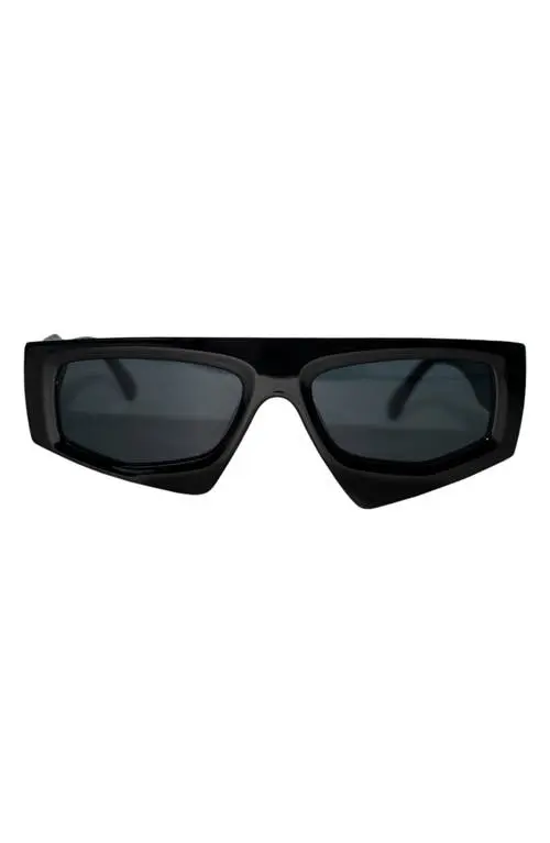 FIFTH & NINTH Ivy Geometric Sunglasses - Black/black