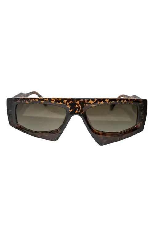 FIFTH & NINTH Ivy Geometric Sunglasses - Torte/ Maroon