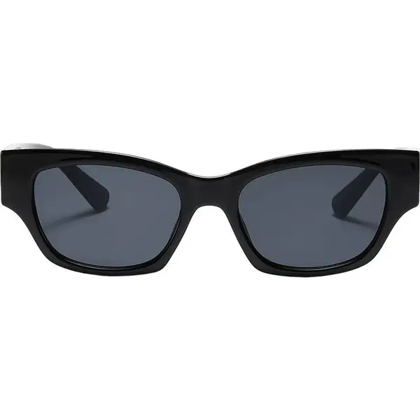 FIFTH & NINTH Andi Rectangular Sunglasses - Black/black