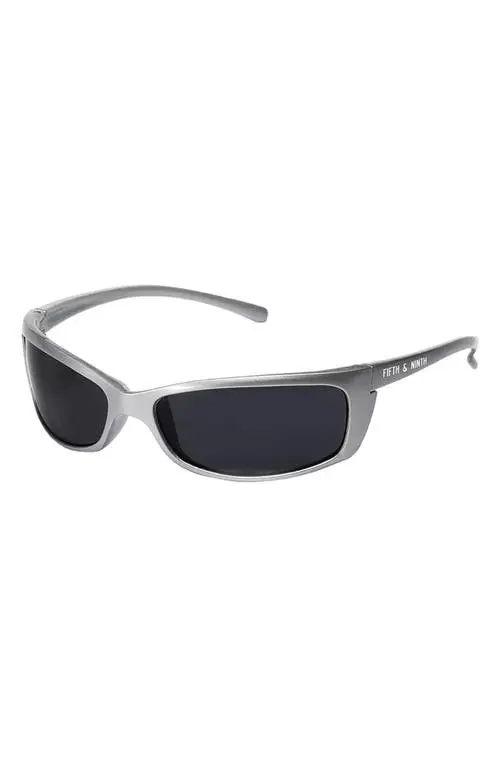 FIFTH & NINTH Rocket Polarized Wraparound Sunglasses