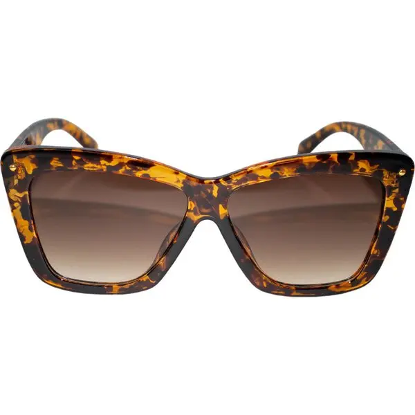 FIFTH & NINTH Willow Cat Eye Sunglasses - Torte/brown