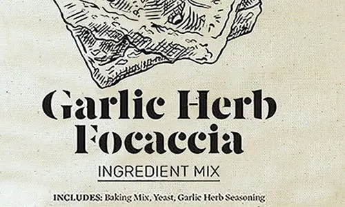 BROOKLYN BREW SHOP Garlic Herb Focaccia Making Kit