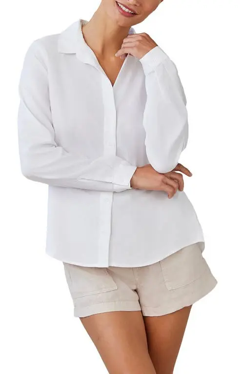 Bella Dahl Classic Button-up Shirt - White