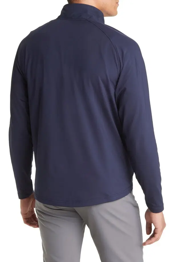 Cutter & Buck Adapt Hybrid Quarter Zip Pullover - Navy Blue