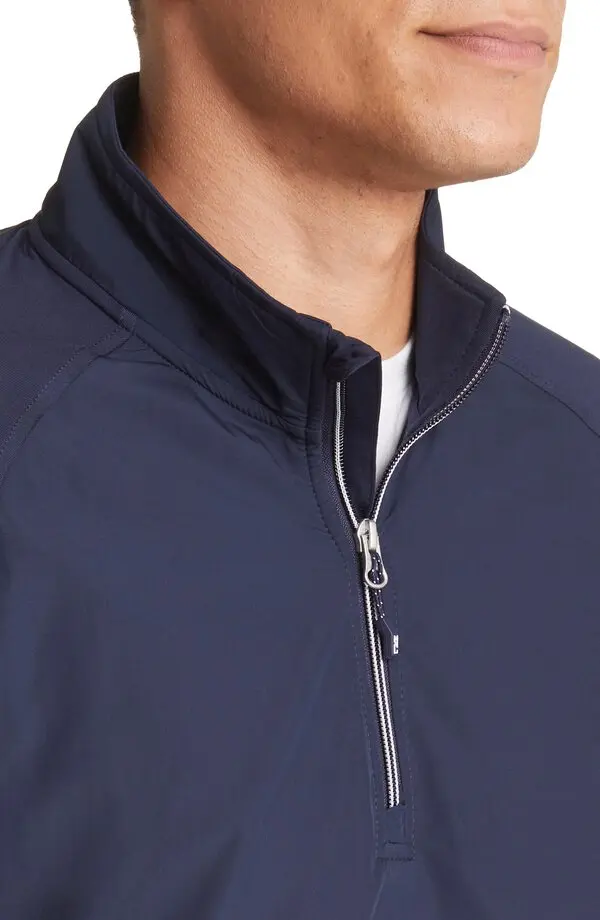 Cutter & Buck Adapt Hybrid Quarter Zip Pullover - Navy Blue
