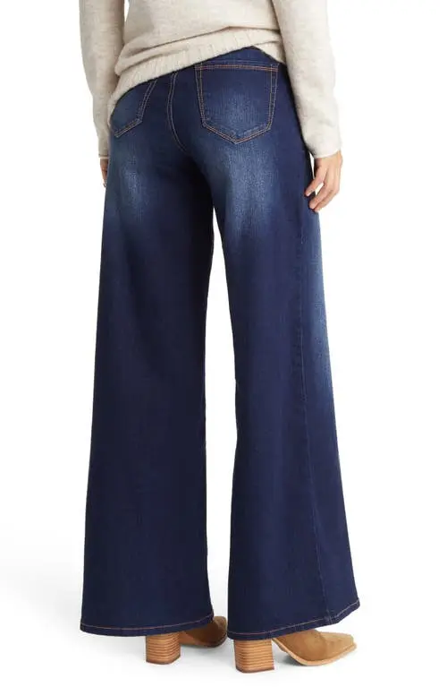 1822 Denim Over The Bump High-waist Wide-leg Maternity Jeans