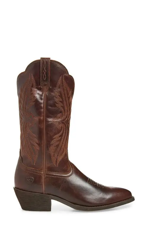Ariat Heritage Western R-toe Boot - Mahogany