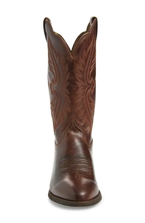 Ariat Heritage Western R-toe Boot - Mahogany