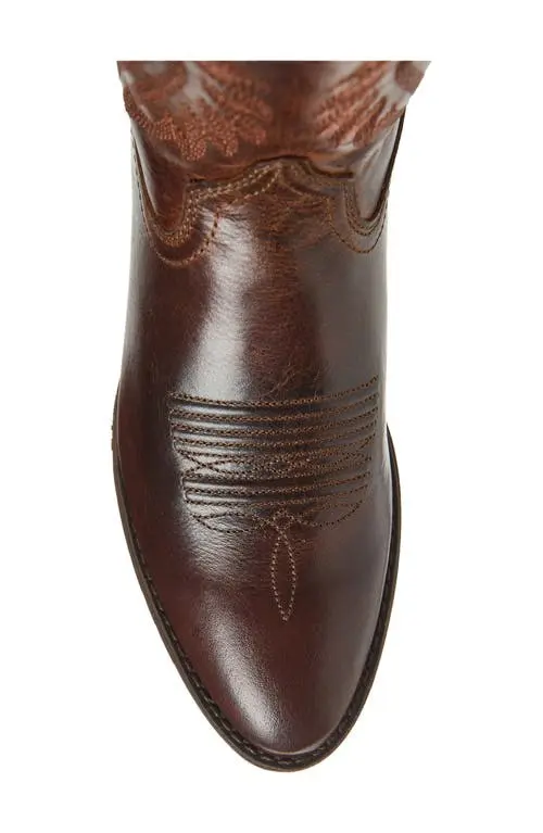 Ariat Heritage Western R-toe Boot - Mahogany