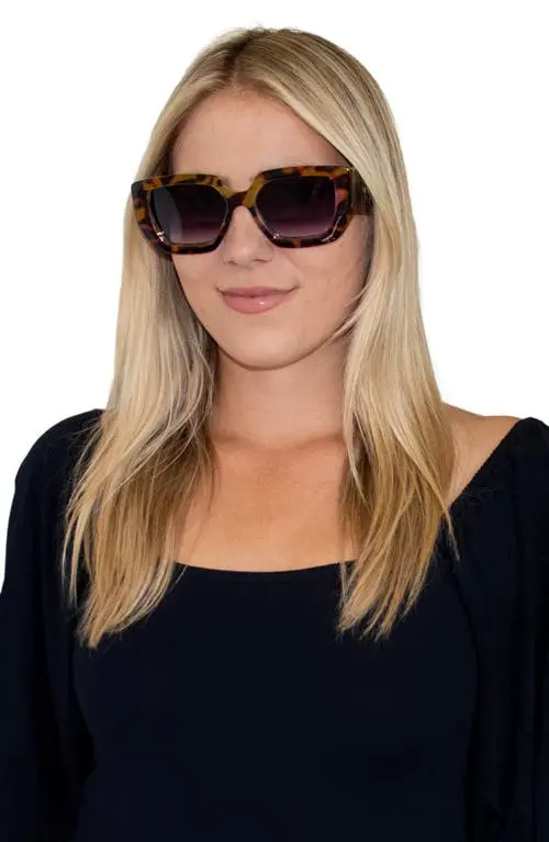 FIFTH & NINTH Rue Polarized Square Sunglasses - Torte/black