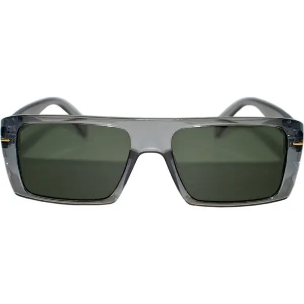 FIFTH & NINTH Atlas Rectangular Sunglasses - Gray/olive