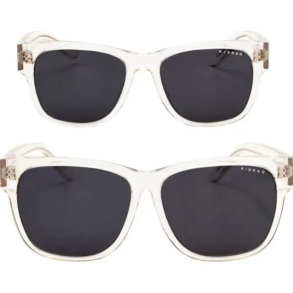 KIDRAQ Set Of Sunglasses - Ice Clear