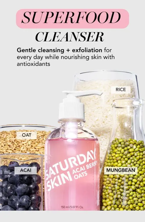 SATURDAY SKIN Brightening Cleansing Gel