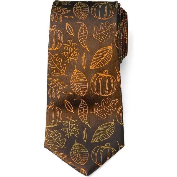 CUFFLINKS, INC. Leaf Neck Tie - Brown