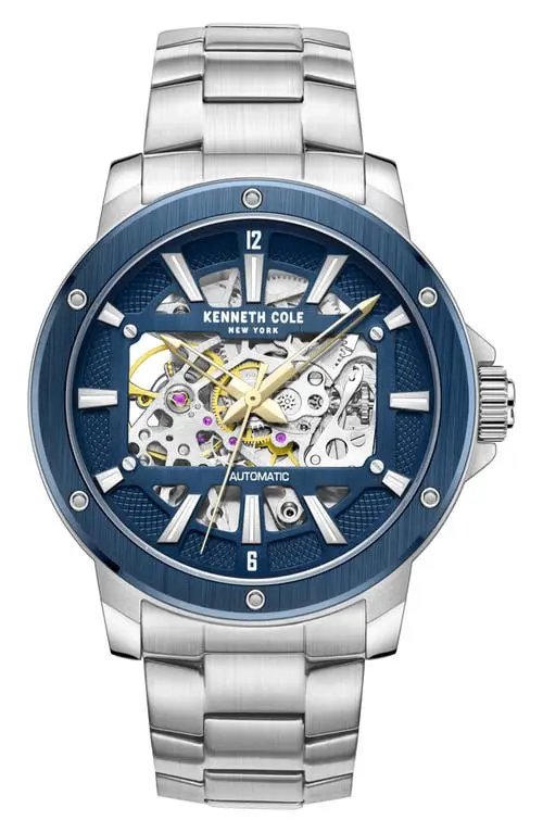 KENNETH COLE Automatic Bracelet Watch - Silver