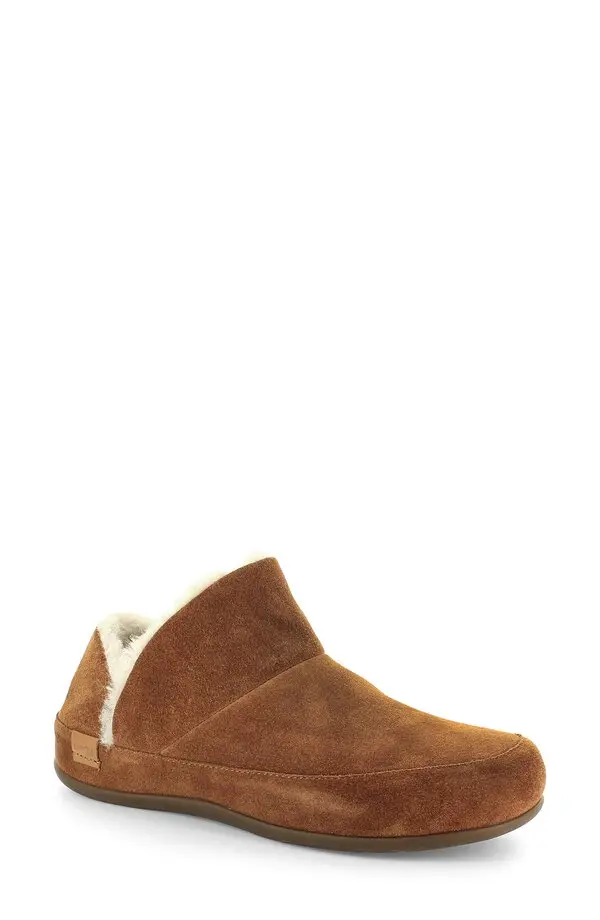STRIVE Geneva Faux Fur Slipper - Tan