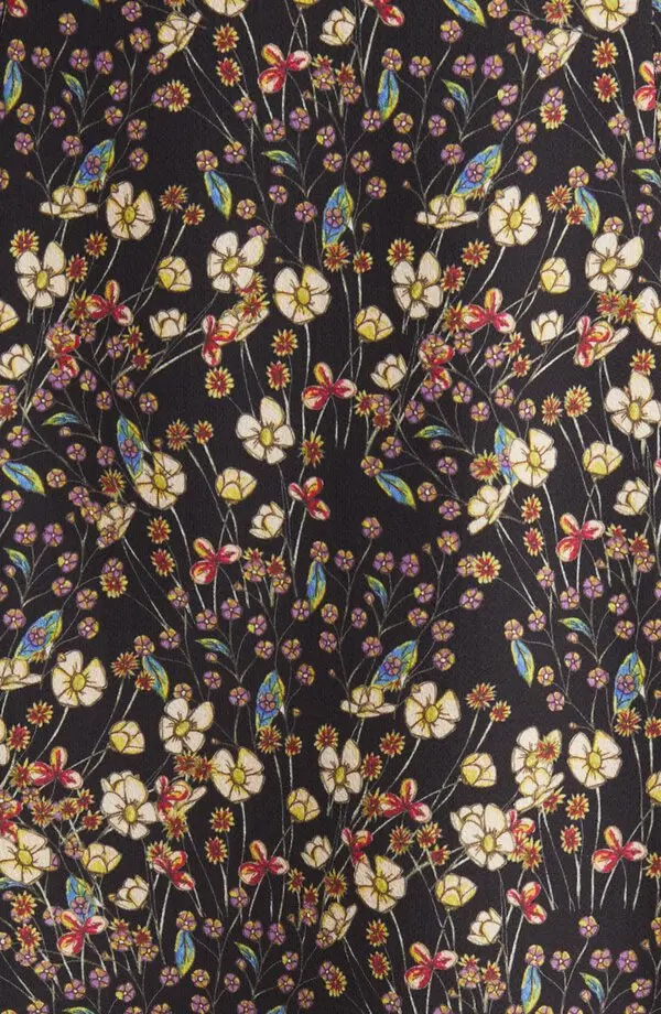 French Connection Hallie Verona Floral Print Cutout Dress