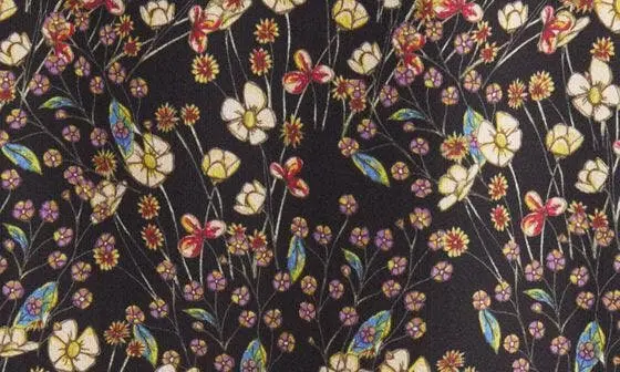 French Connection Hallie Verona Floral Print Cutout Dress