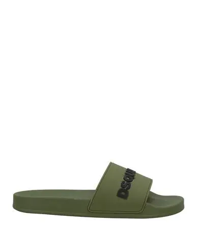 Dsquared2 Rubber Pool Slides - Green