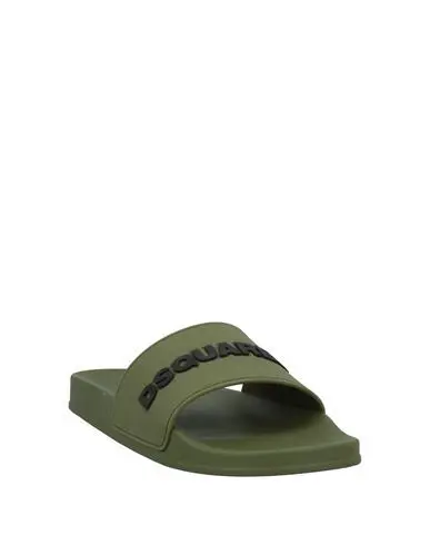 Dsquared2 Rubber Pool Slides - Green