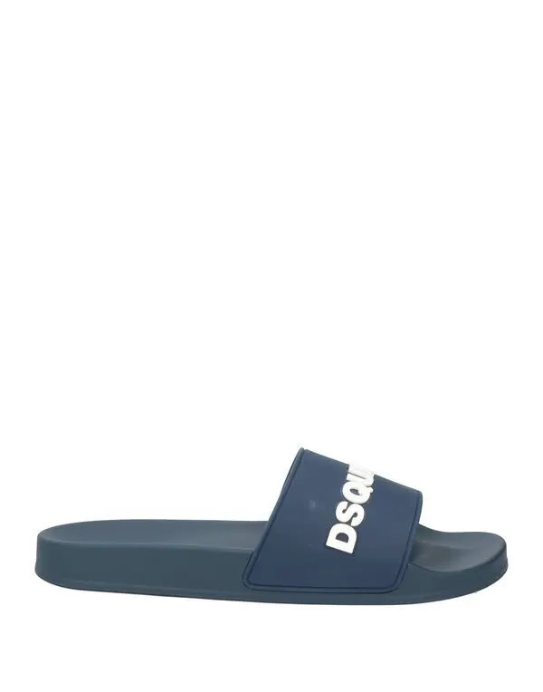 Dsquared2 Rubber Pool Slides - Navy