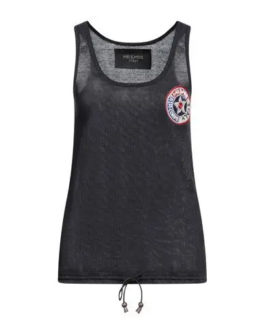 Mr & Mrs Italy Tank Top In Linen Blend - Blue
